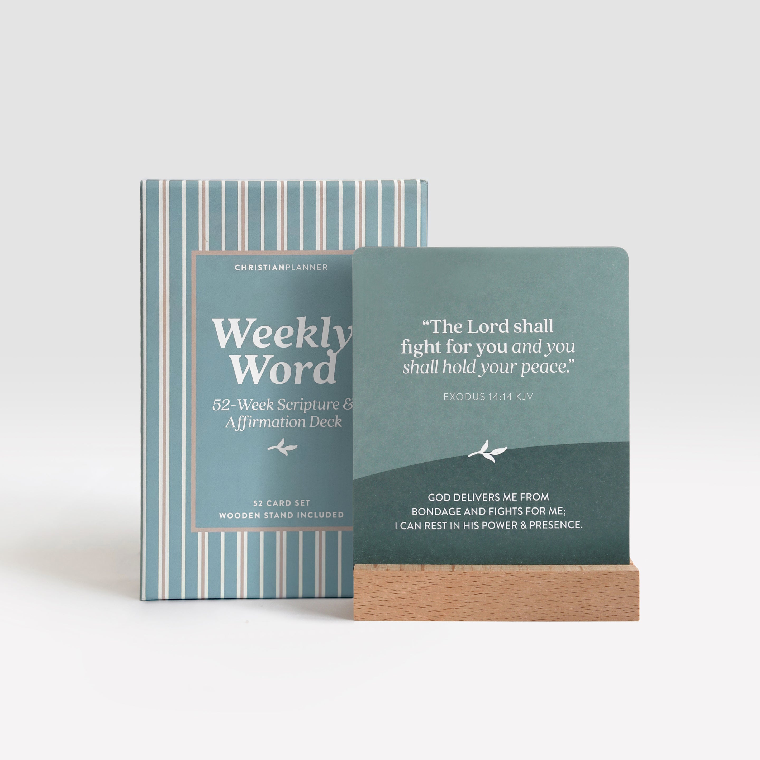 Weekly Word 52 Week Affirmation Deck – Christian Planner