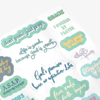 Scripture Sticker Pack – Christian Planner