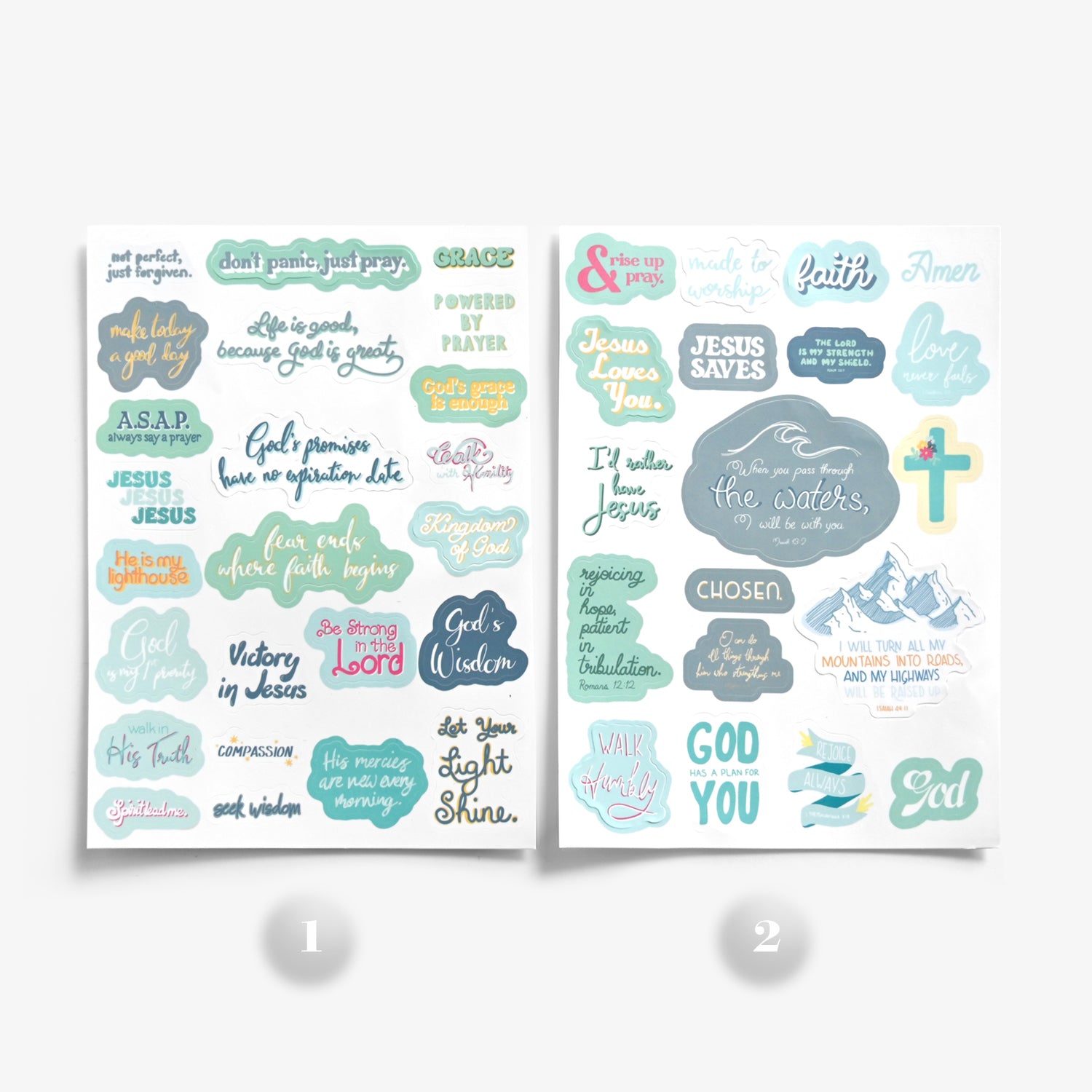Scripture Sticker Pack – Christian Planner