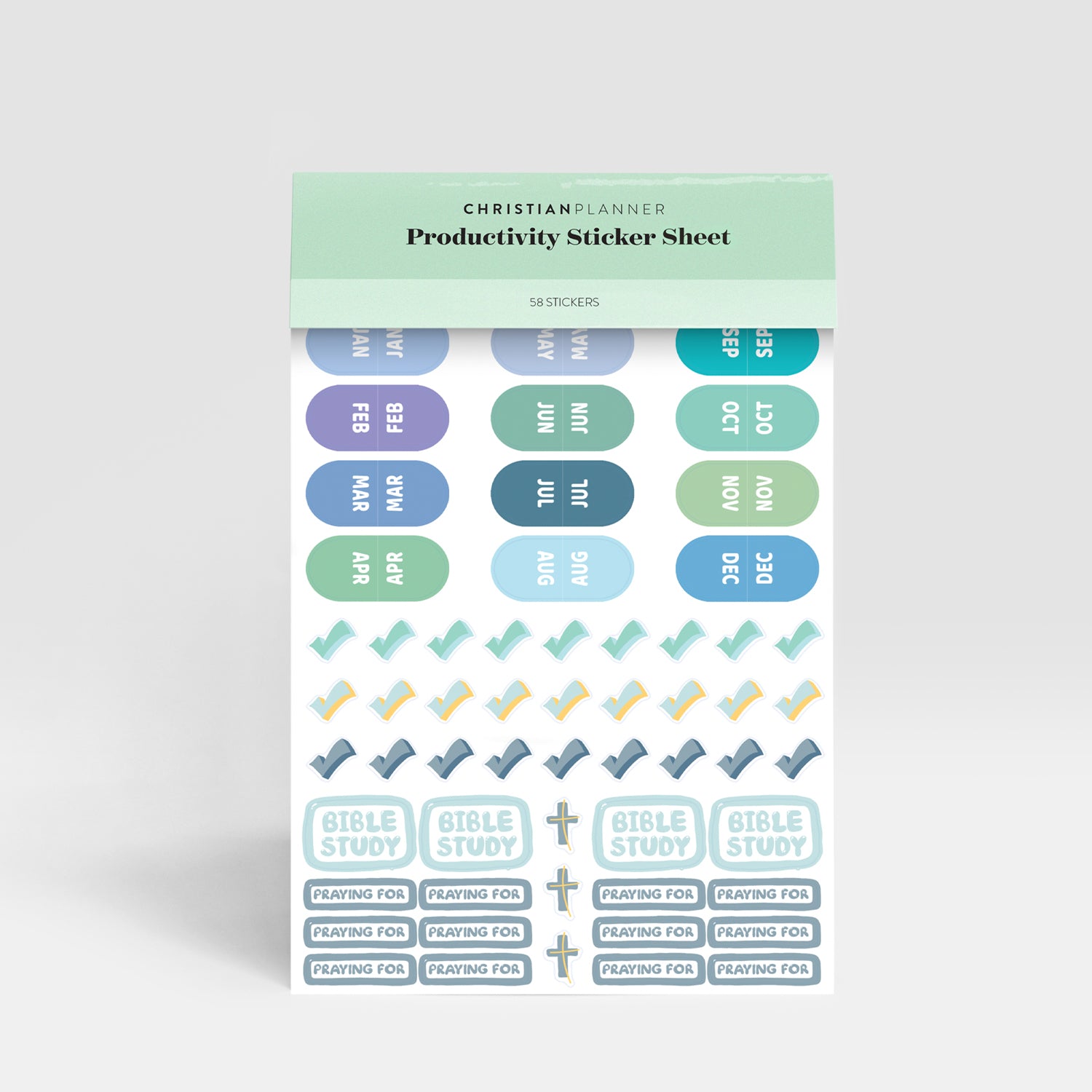 Productivity Sticker Pack – Christian Planner