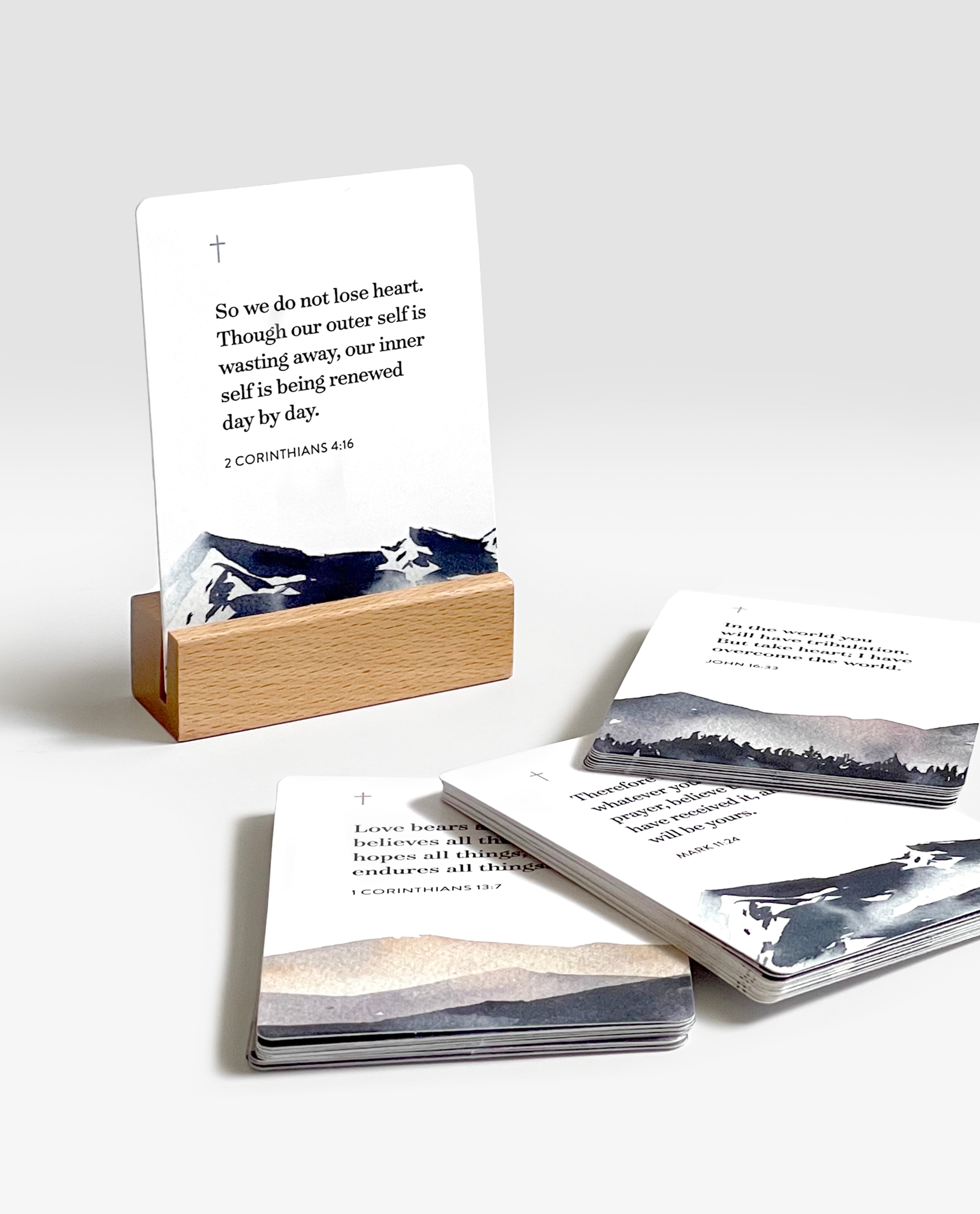 "Faith Moves Mountains" Devotional Deck – Christian Planner