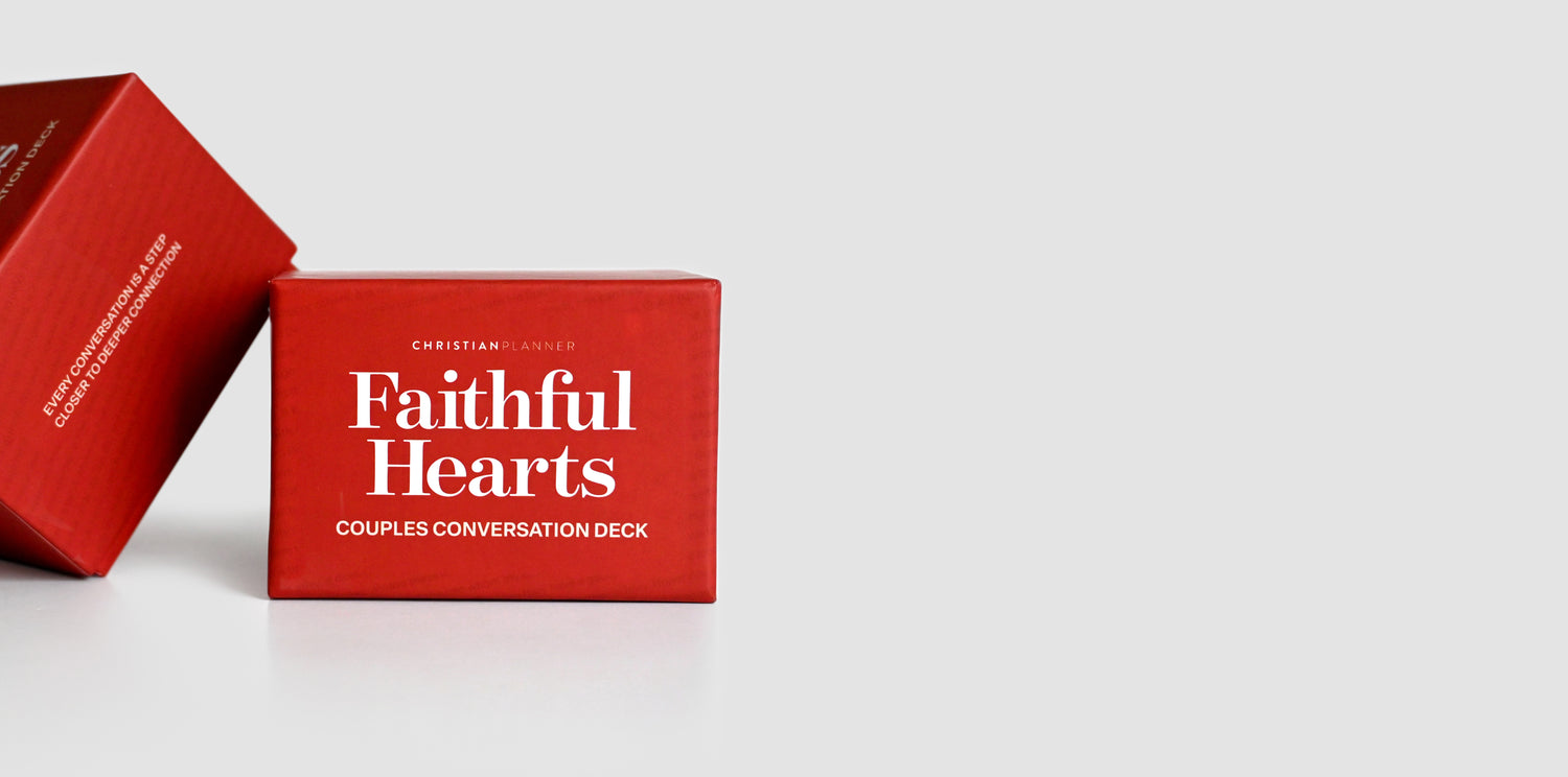 Faithful Hearts Couples Conversation Deck – Christian Planner