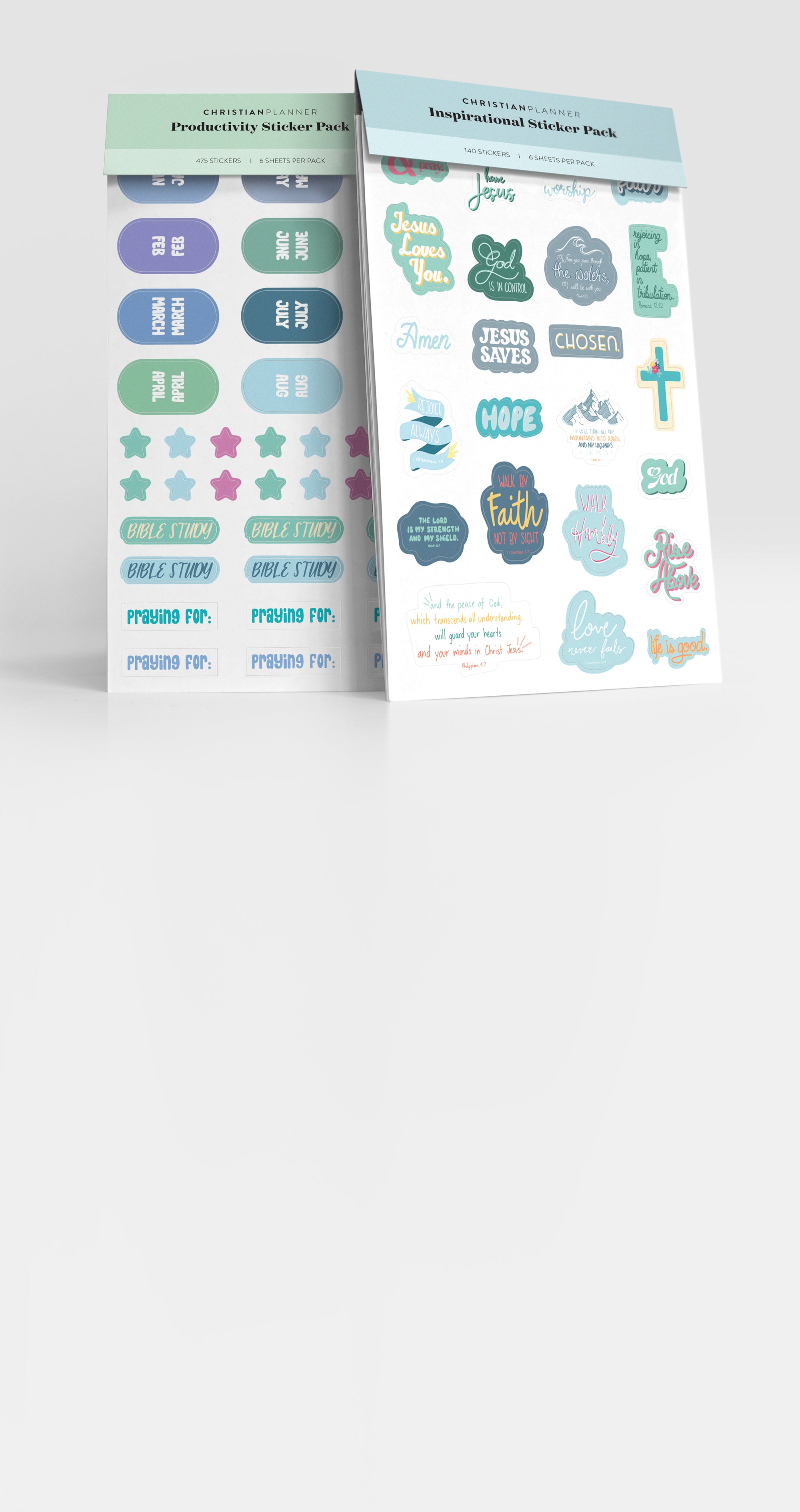 Inspirational Sticker Pack – Christian Planner